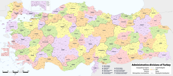 Explore Turkey's 81 Provinces Across Seven Regions